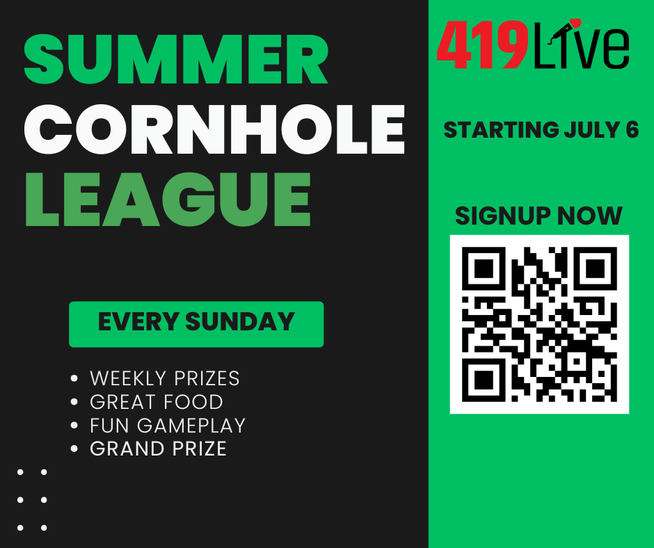 SUMMER CORNHOLE LEAGUE SIGN UP – 419 Live